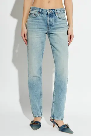 RE/DONE Slim-tapered Jeans - Light Blue