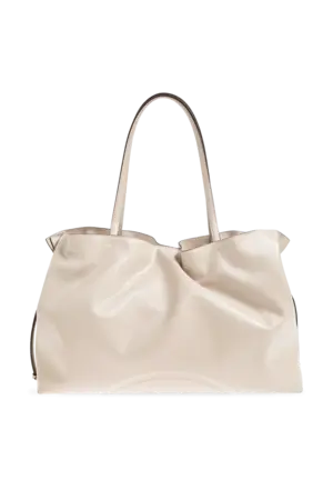 Tory Burch Ella Shopper Tote Bag - Cream