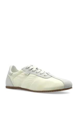 AMI Paris Logo Sneakers - Cream