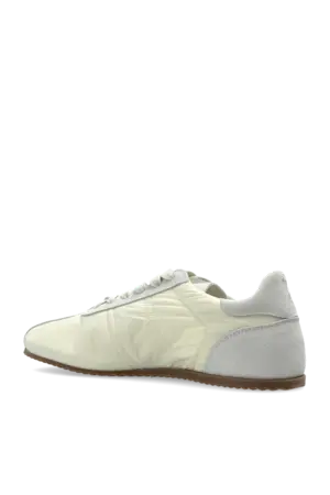 AMI Paris Logo Sneakers - Cream