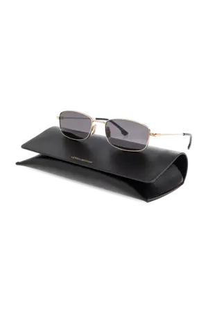 Victoria Beckham Rectangle Sunglasses - Gold