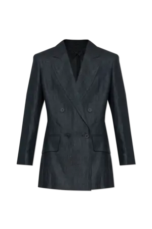 Max Mara Olimpia Linen Blazer - Navy Blue