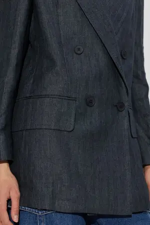 Max Mara Olimpia Linen Blazer - Navy Blue