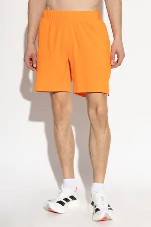 Adidas Training Shorts With Logo - Orange