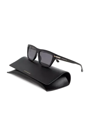 Victoria Beckham Rectangle Full Rim Sunglasses - Black