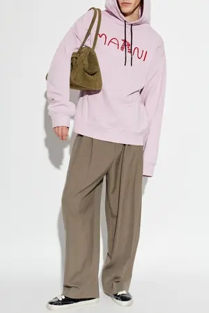 Marni Logo Hoodie - Pink