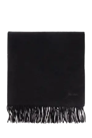 Max Mara Tartan" Scarf Made Of Camel Wool - Black