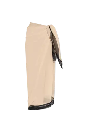 Balmain Silk Pareo - Beige