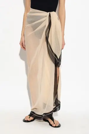 Balmain Silk Pareo - Beige