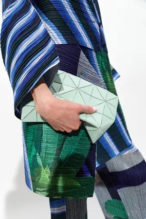 Issey Miyake Clutch - Green