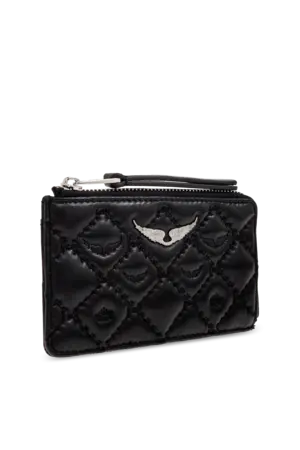 Zadig&Voltaire Quilted Leather Wallet - Black