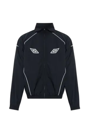 UMBRO Lightweight Stand Collar Jacket - Black