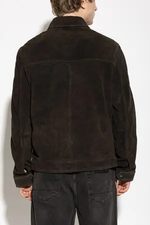ALLSAINTS Suede 'nates' Jacket - Brown