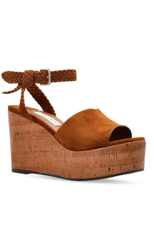 JIMMY CHOO Jori 100 Wedge Sandals - Brown
