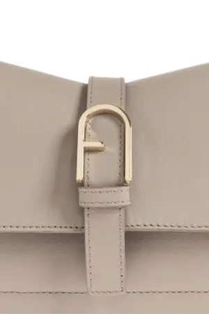 Furla Flow Mini Handheld Bag - Grey