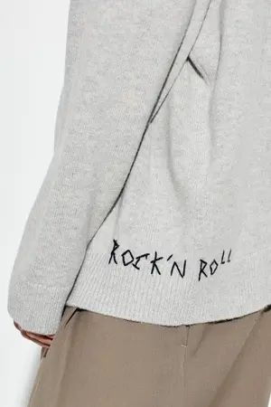 Zadig&Voltaire Sweater With Embroidery - Grey