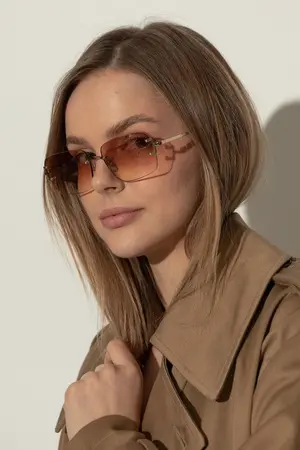 Linda Farrow Sasha Sunglasses - Orange