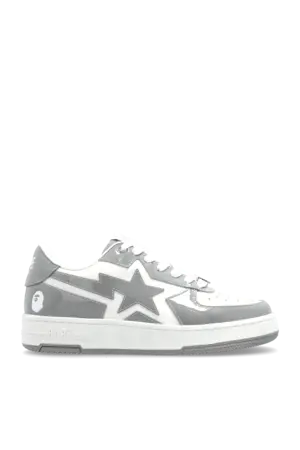 A BATHING APE Logo Sneakers - Grey