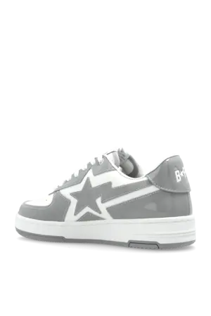 A BATHING APE Logo Sneakers - Grey