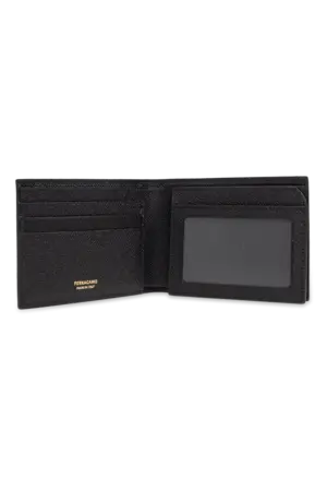 FERRAGAMO Set: Wallet And Keychain - Black