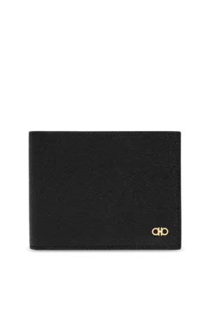FERRAGAMO Set: Wallet And Keychain - Black