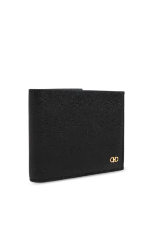 FERRAGAMO Set: Wallet And Keychain - Black