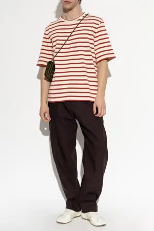 Paul Smith Linen Pleated Trousers - Brown