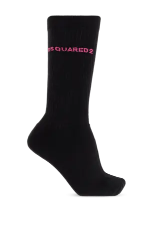 Dsquared2 Logo Socks - Black