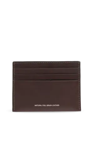 COACH Leather Card Case - Brown