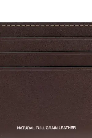 COACH Leather Card Case - Brown