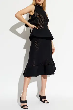 Alaïa Sleeveless Perforated Top