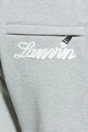 LANVIN Sweatpants With Logo - Grey