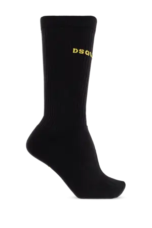 Dsquared2 Logo Socks - Black