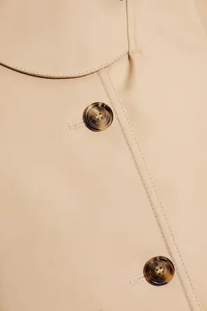 Max Mara Paggio' Cotton Poncho - Beige