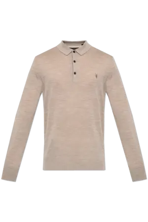 ALLSAINTS Wool Polo ‘mode - Beige