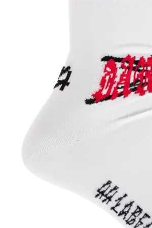 44 LABEL GROUP Logo Socks - White