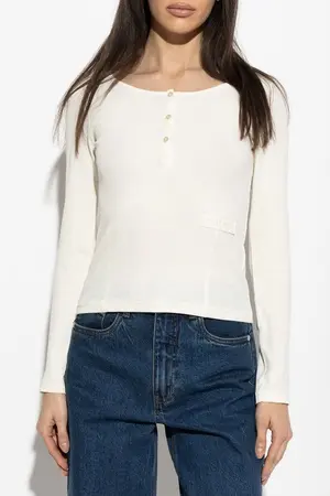 RETHINKIT STUDIOS Ribbed Long-sleeve Top