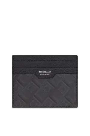 FERRAGAMO Card Case - Grey