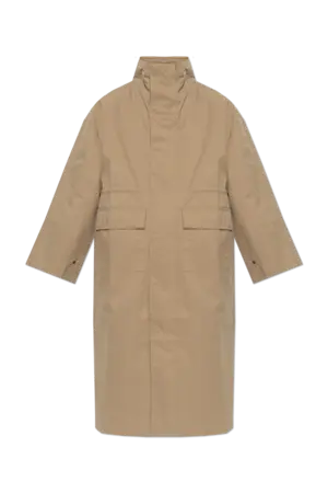 RETHINKIT STUDIOS Oversized Stand-collar Coat - Beige