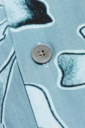 Paul Smith Shirt With A Pattern - Blue