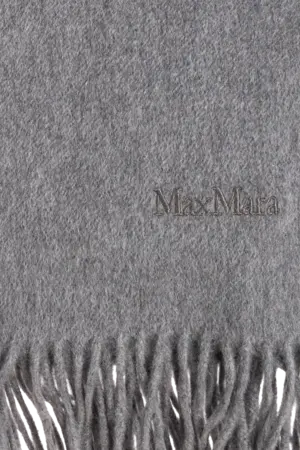 Max Mara Cashmere Scarf ‘baci - Grey