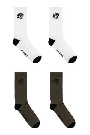 ALLSAINTS Orlando' Socks Two-pack