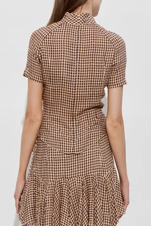 KNWLS Tess Top - Brown