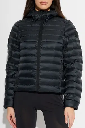 Canada Goose Down Jacket With Hood - Black