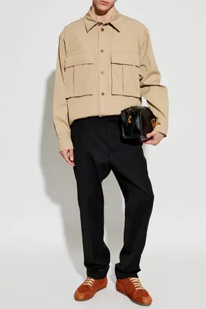 Moschino Suede Low-top Sneakers - Brown
