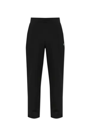 Lacoste Sweatpants With Logo Appliqu - Black