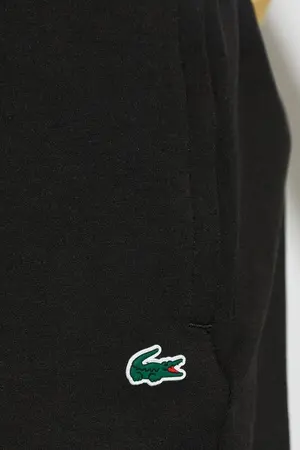 Lacoste Sweatpants With Logo Appliqu - Black