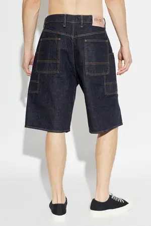 Kenzo Cargo Denim Shorts