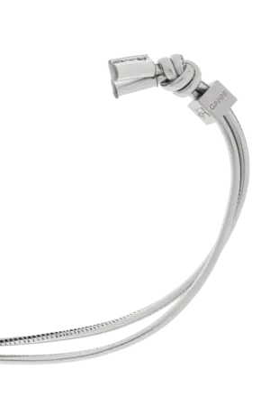 GANNI Charm With Mirror - Silver