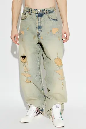 Kenzo Vintage-effect Jeans - Light Blue